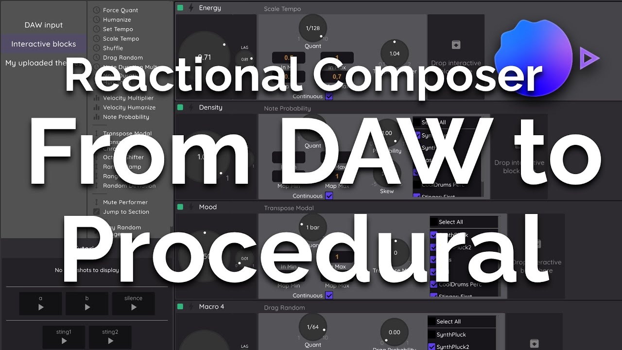 Reactional Composer Tutorial - 1. Composing for Procedural systems