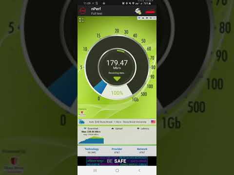 AT&T 5G nPerf Test
