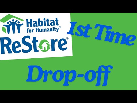 My First Donation Experience at Habitat for Humanity ReStore!