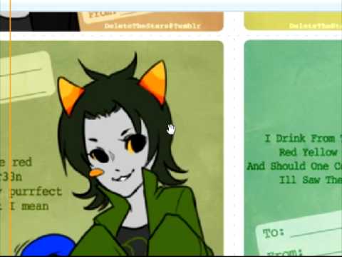 my attempt at homestuck troll voices