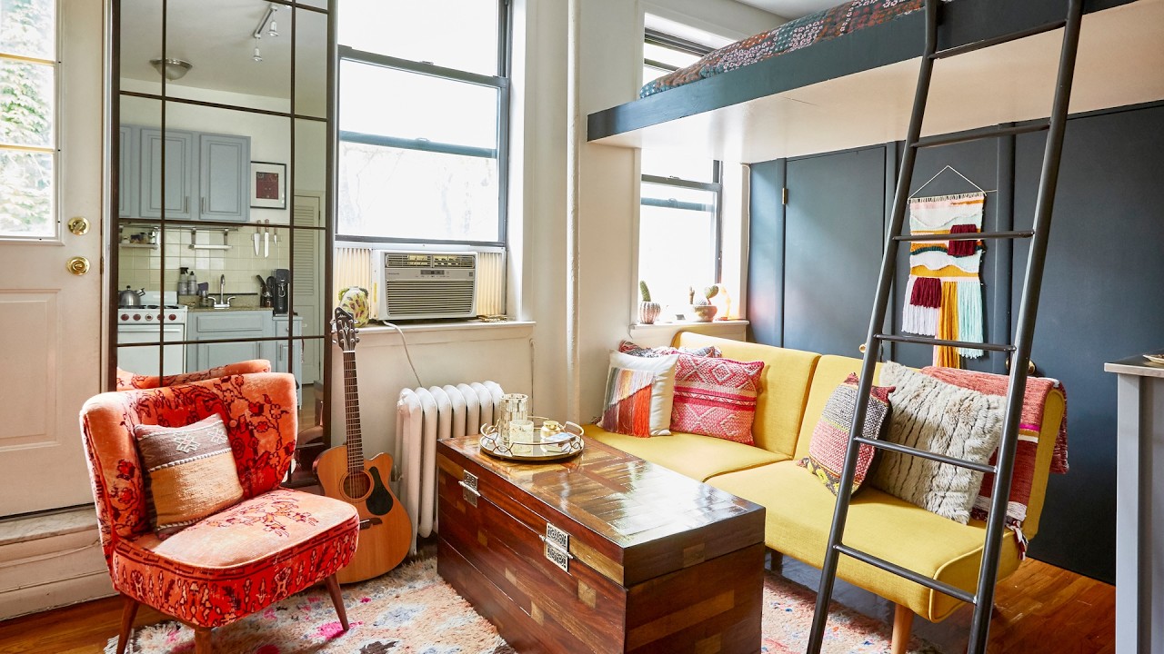 Extended Tours: Studio Apartments with Lofted Beds That Maximize Small Spaces | Apartment Therapy