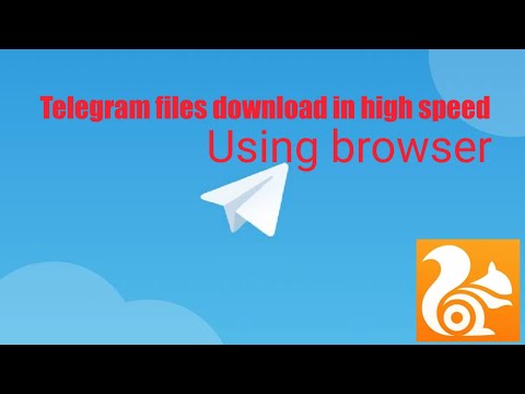 telegram file downloading faster with browser