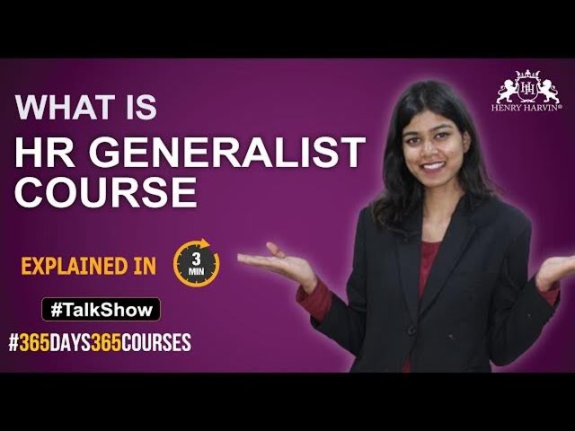 HR Generalist Course and Training - Henry Harvin®