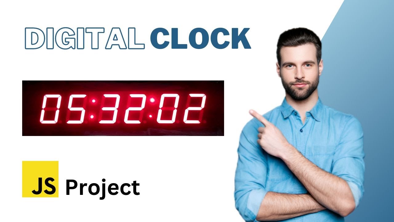 How To Make A Digital Clock Using Html & Css