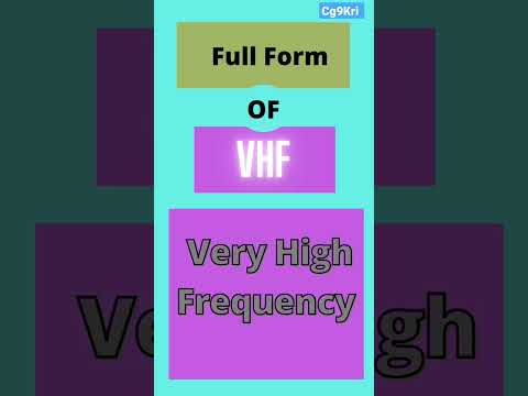 Full Form Of IDM ,VHF and UHF | Computer Knowledge