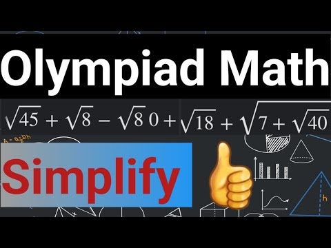 Simplify √45+√8-√80+√18+√(7+√40).