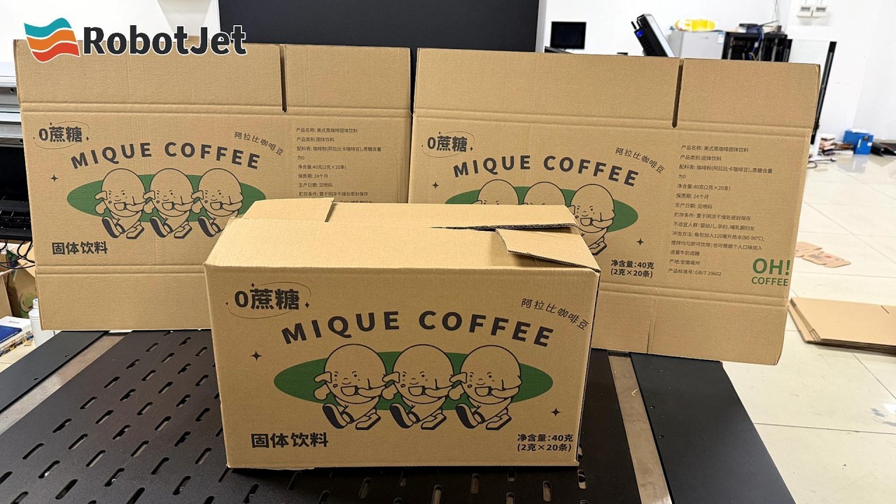 Corrugated Carton Box Digital Printer, Single Pass Inkjet Printer