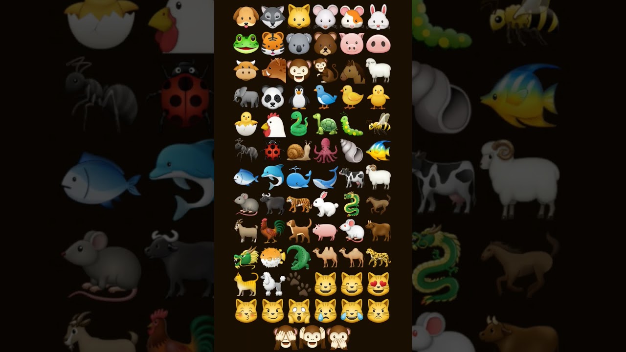 All animals emoji