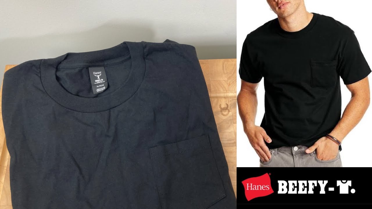 Hanes Men's Heavyweight Cotton Beefy Pocket Tee 2-Pack Review