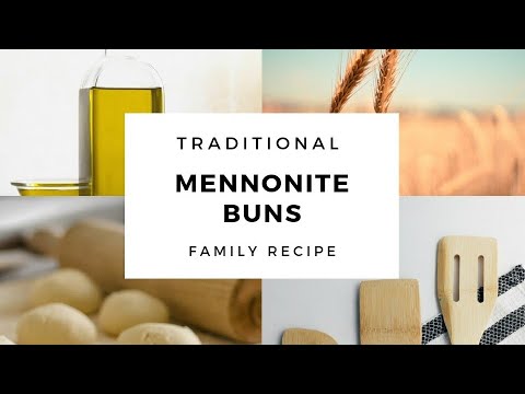 Mennonite BUNS RECIPE