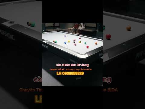 Bàn Mr Sung Đen và Xám siêu đẹp #hoanganhnamgroup #billiards #billiard #pool #banbida #banbidagiare