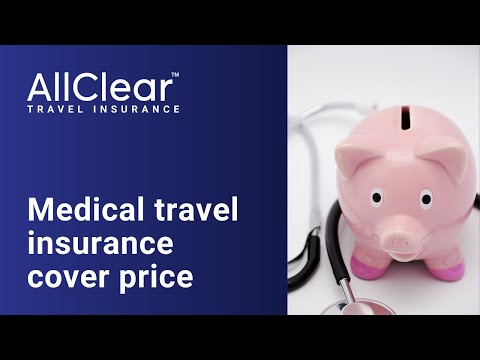 Medical travel insurance cover price can be compared at www.allcleartravel.co.uk