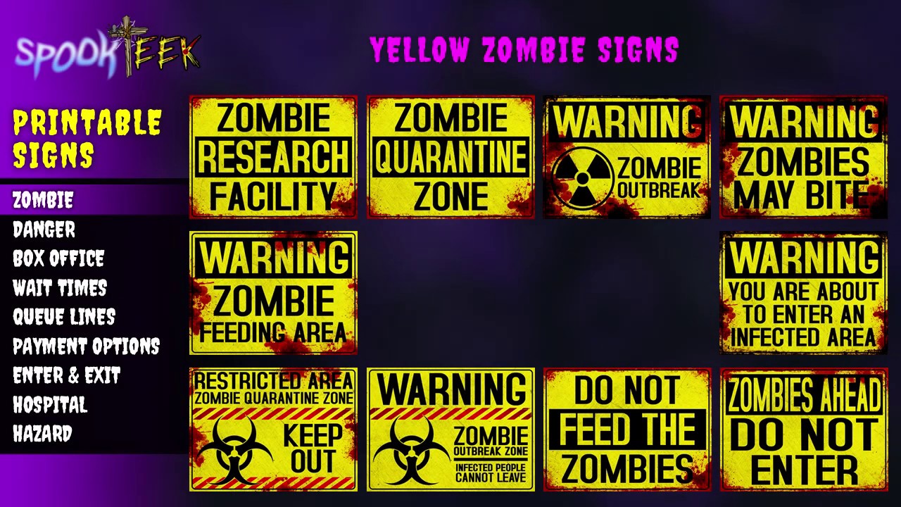 Printable Signs by ScreamPrint