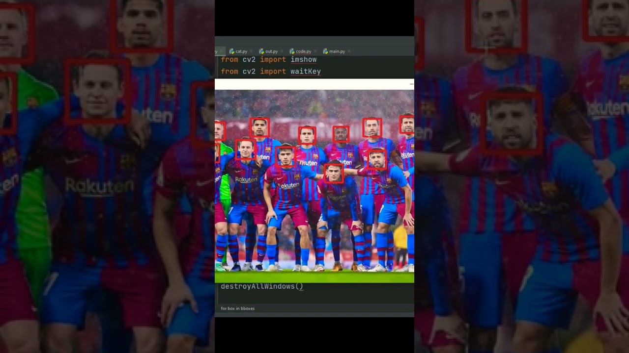 Multiple faces detection with Python and OpenCV