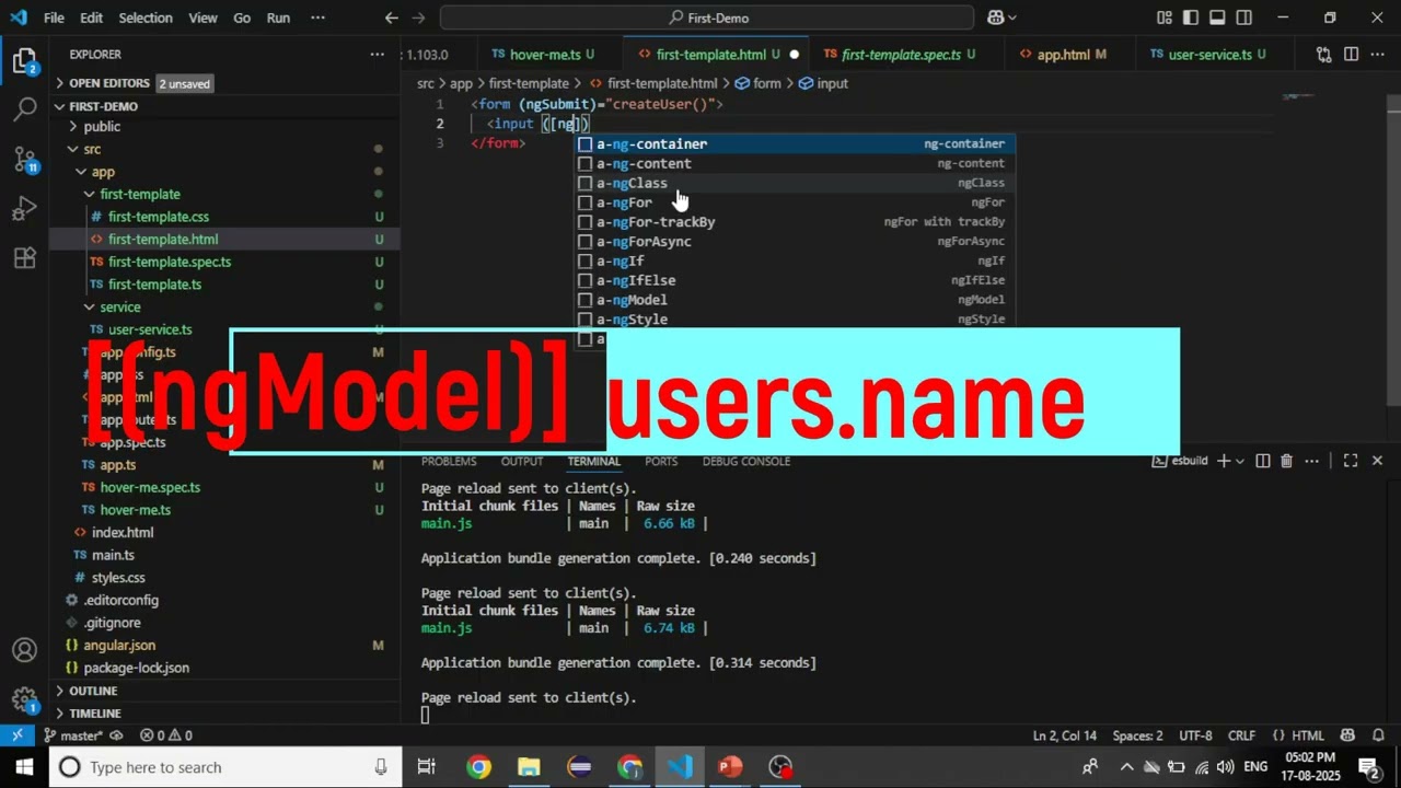 Angular HTTPClient POST Example | Template Driven Form with Service | Beginner Tutorial