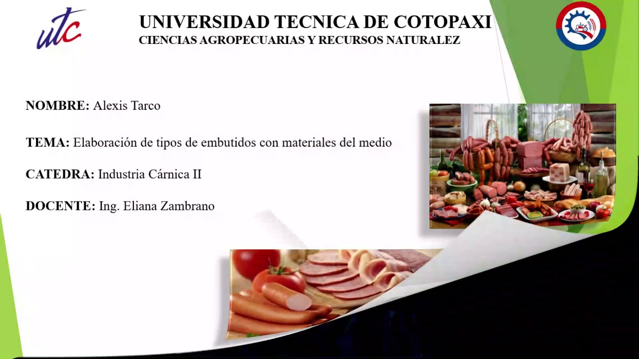 Tipos de Embutidos
