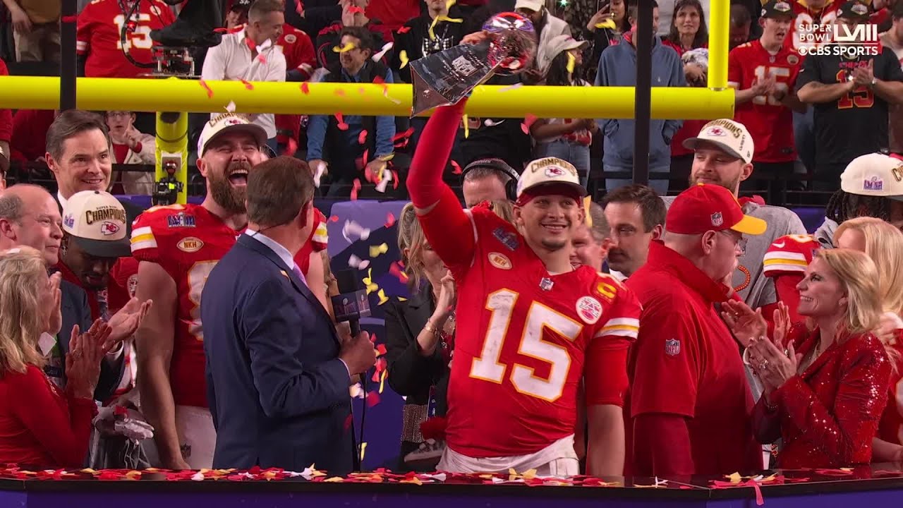 Chiefs Super Bowl LVIII Trophy Ceremony