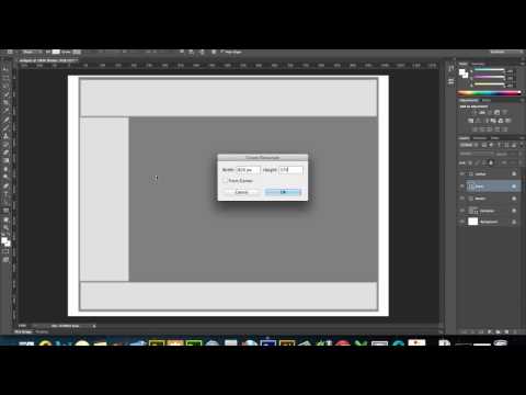 Creating a wireframe in photoshop