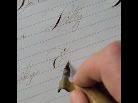 Spencerian Calligraphy Request no.820