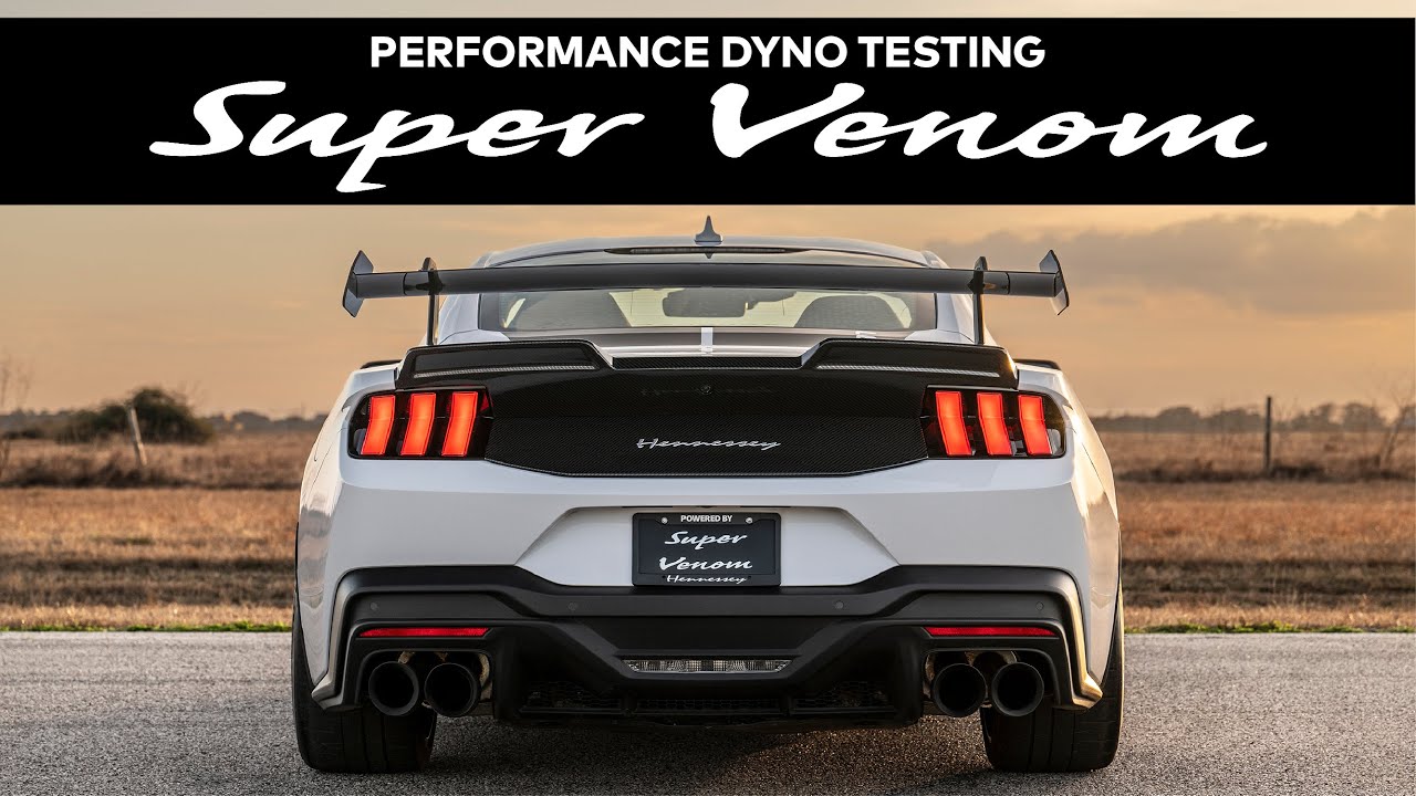Supercharged H850 Ford Mustang Super Venom Visits the Dyno. Want to ...