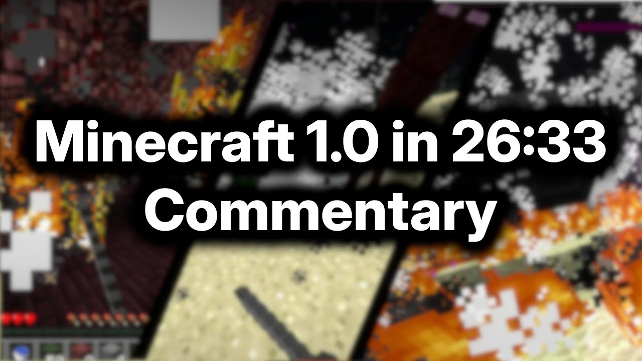 How Insane is my Minecraft 1.0 World Record? Commentary