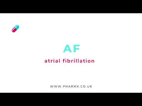 AF | Atrial fibrillation | Pronunciation