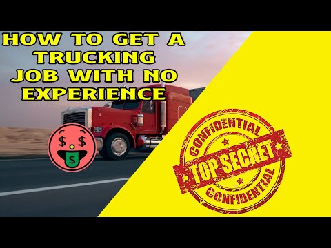 Truck Driving Jobs No Experience