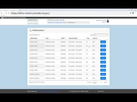 DHHS Billing Portal - Provider Training: Authorizations