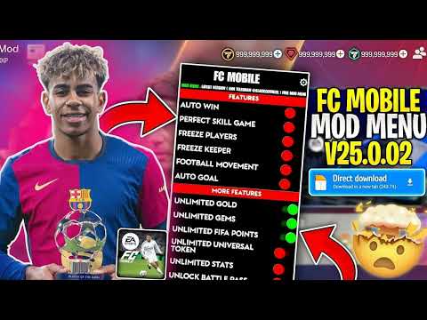 FC MOBILE MOD MENU V25.0.02 Unlimited Money, Fc Points & Gems | Fc Mobile MOD APK (2025)