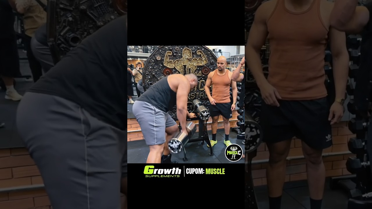 BITELO made the 100kg dumbbell look like PAPER 😱😰🤠