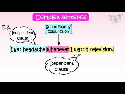 Complex Sentences | English | Grade-5 | Tutway |