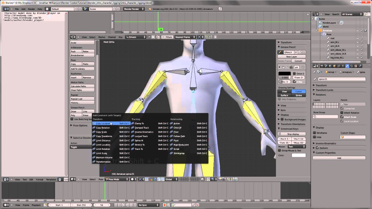 Blender: Introduction to Character Rigging