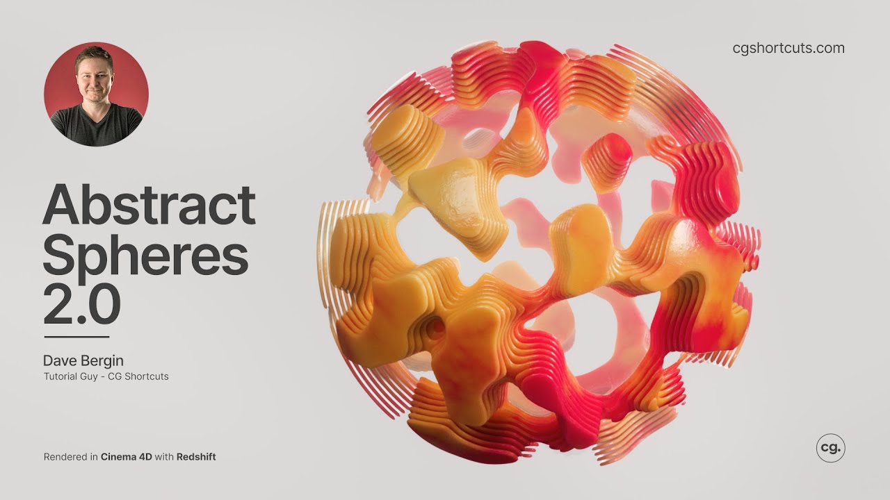 Abstract Spheres in C4D - Cinema 4D Tutorial (Free Project)