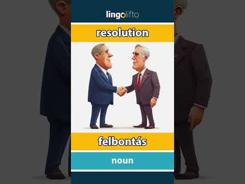 🇬🇧🇭🇺 resolution - felbontás : learn English : tanuljunk angolul : vocabulary builder