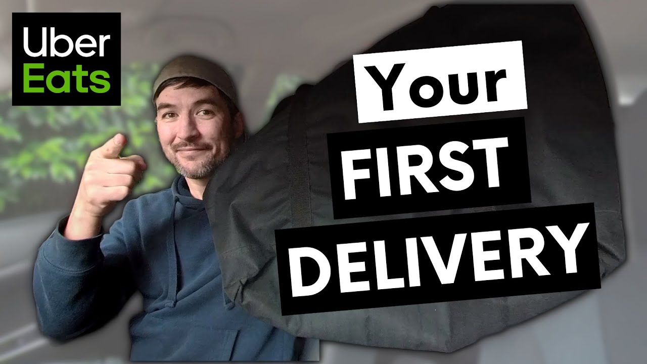 Complete FIRST delivery process for new Uber Eats drivers