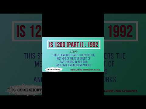 Scope of code 1200 part 1 Earthwork || #shorts #viral #shorts
