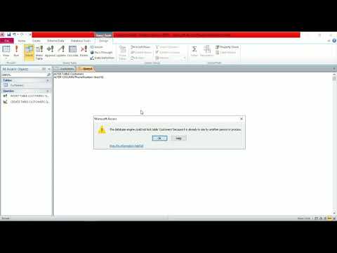 Structured Query Language (SQL) using MS Access