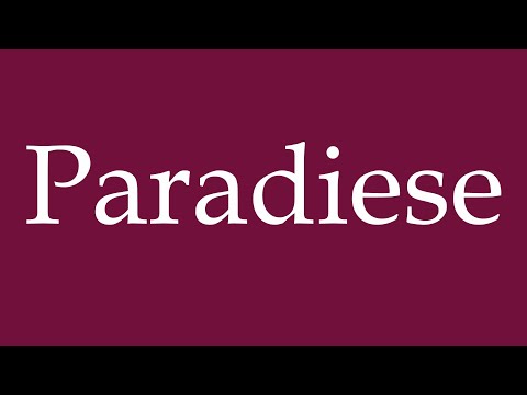 How to Pronounce ''Paradiese'' (Paradises) Correctly in German
