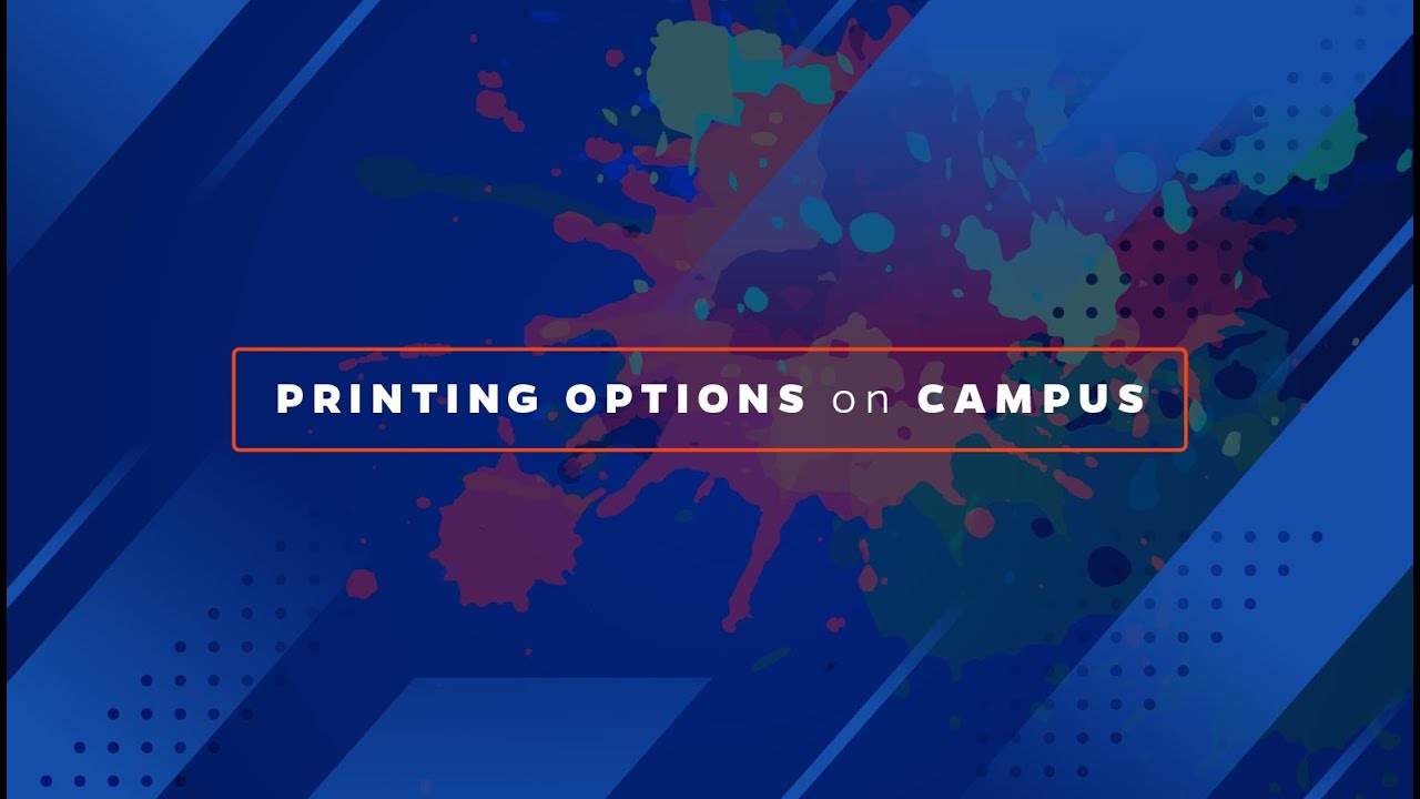 GatorPrint!  UFIT's Campus Printing Options