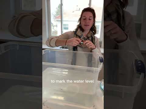 Bath-time STEM lesson: water displacement!  (2 of 4)