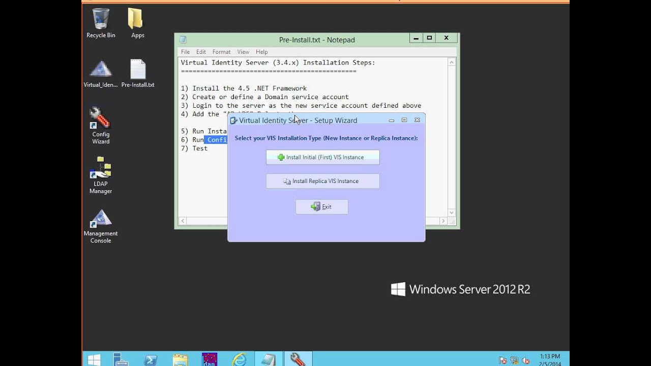 Optimal IdM's Virtual Identity Server - v3.4 Installation