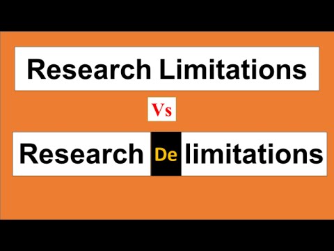 Research limitations vs delimitations || Difference between Research limitations and delimitations |