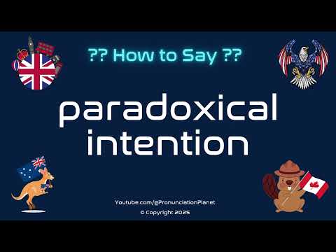 🤔✨ How to Pronounce paradoxical intention? (CORRECTLY) | Pronunciation Planet