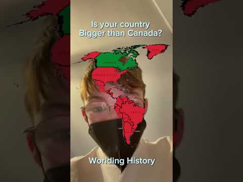 Is your country bigger than Canada?