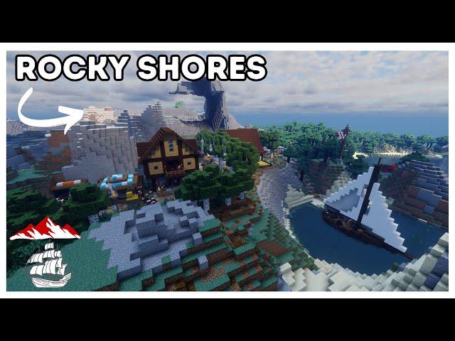 Minecraft Medieval Village - Rocky Shores Minecraft Map