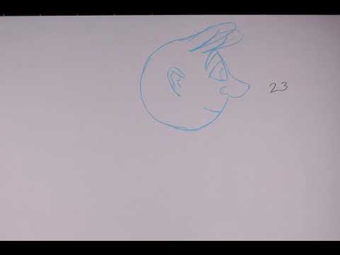 Head Turn with Overlapping Hair Action – Sean Dunkley – Animation