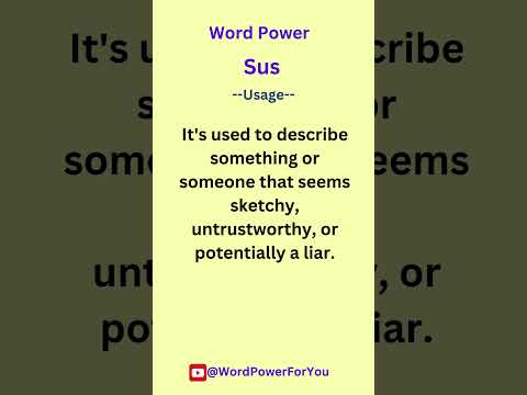 Sus [Slang]