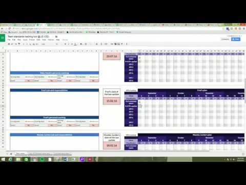 Team Standards Tracking Tool Tutorial