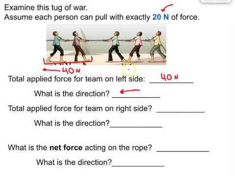 Video 5 - Balanced and Unbalanced Forces