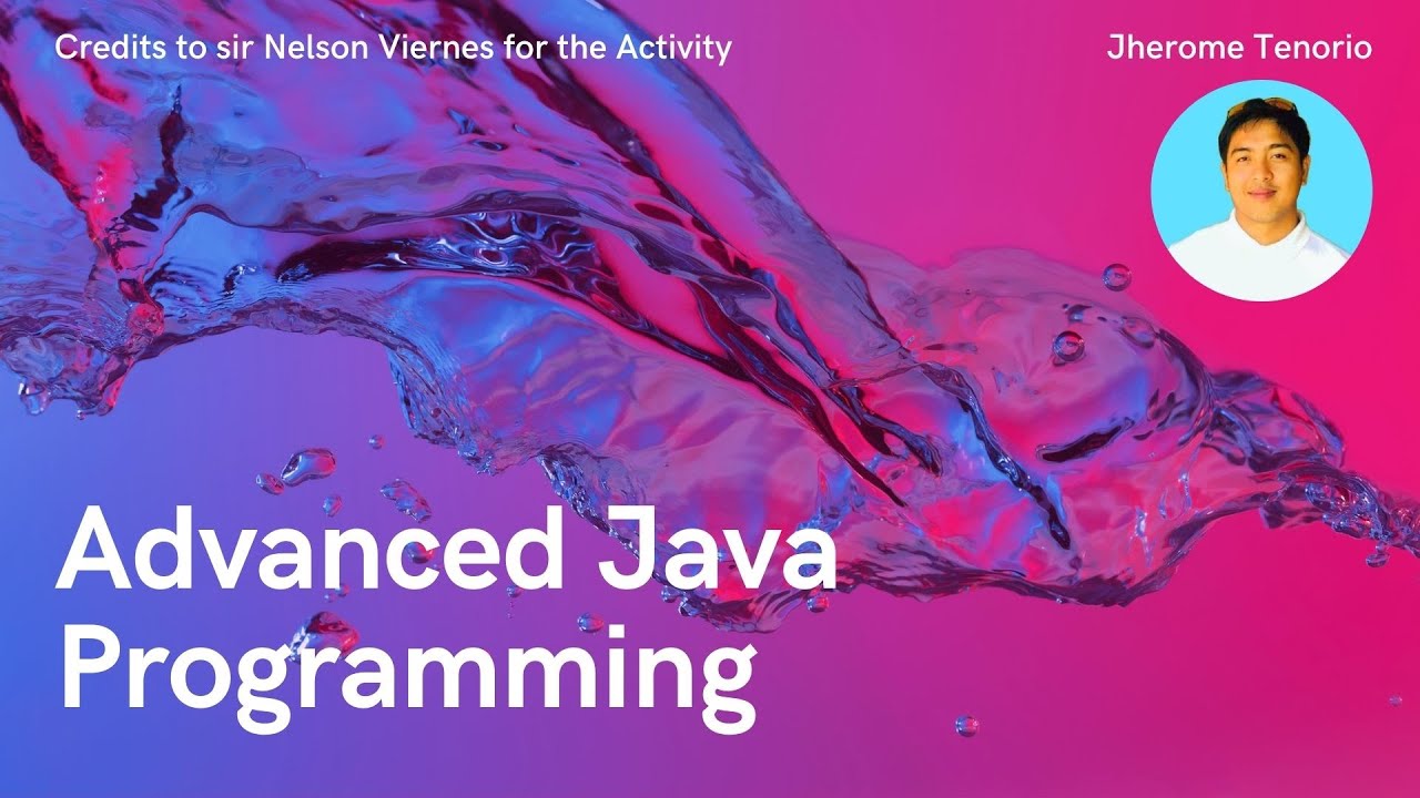 Advanced Java Programming Exercise 5